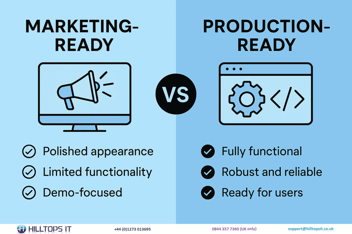 Marketing-Ready vs. Production-Ready Software: Why the Difference ...